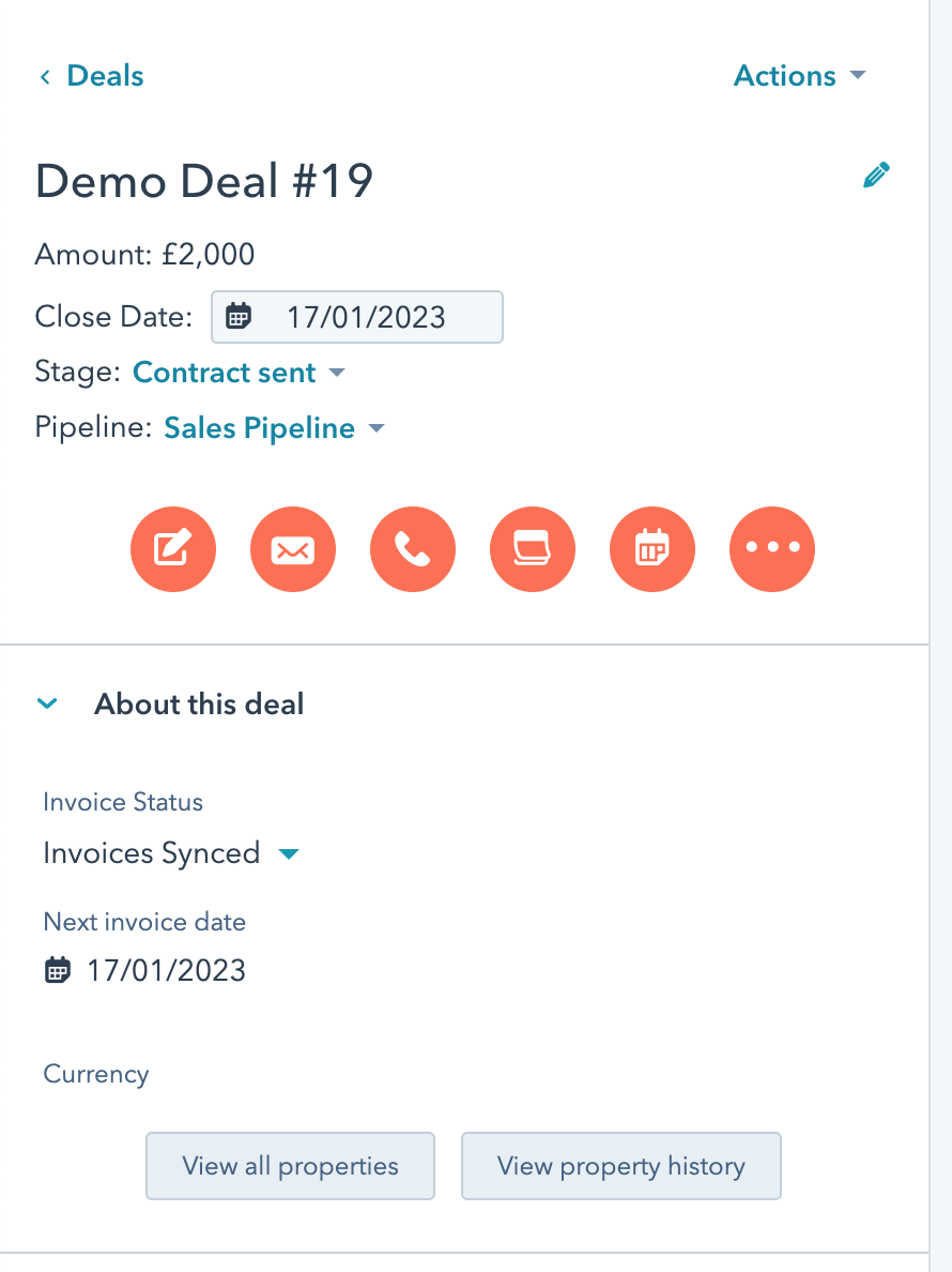 Using Invoice Data in HubSpot | Invoice Stack